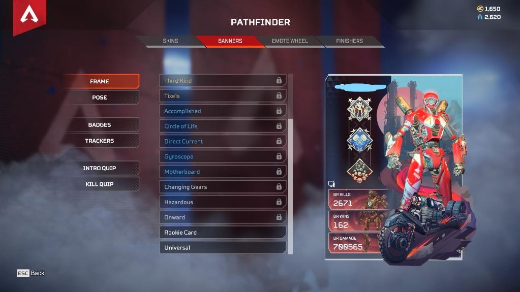 High Tier S12 Apex Legends Master Account (6 x 4k 20 bombs + Special ...