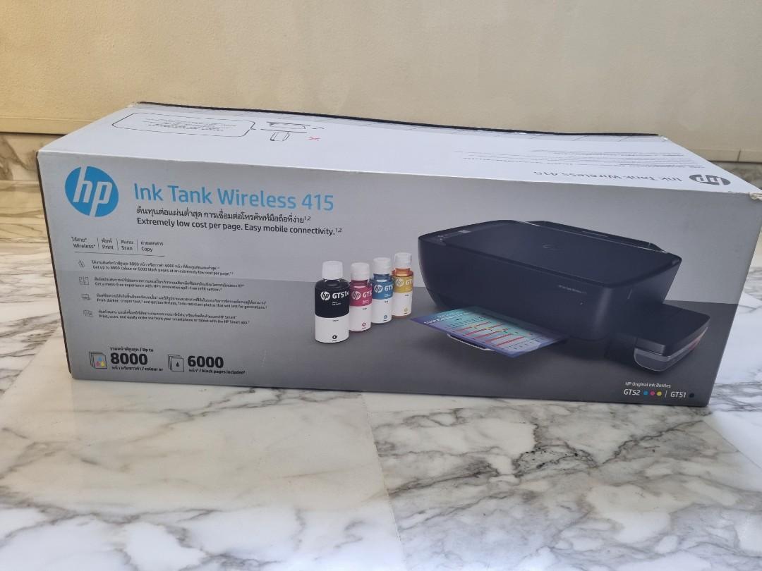 HP Ink Tank Wireless 415 Printer, Computers & Tech, Printers, Scanners ...