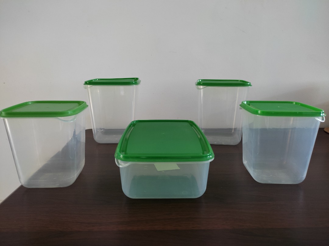 IKEA Tupperware plastic food storage containers lunch box, Furniture ...