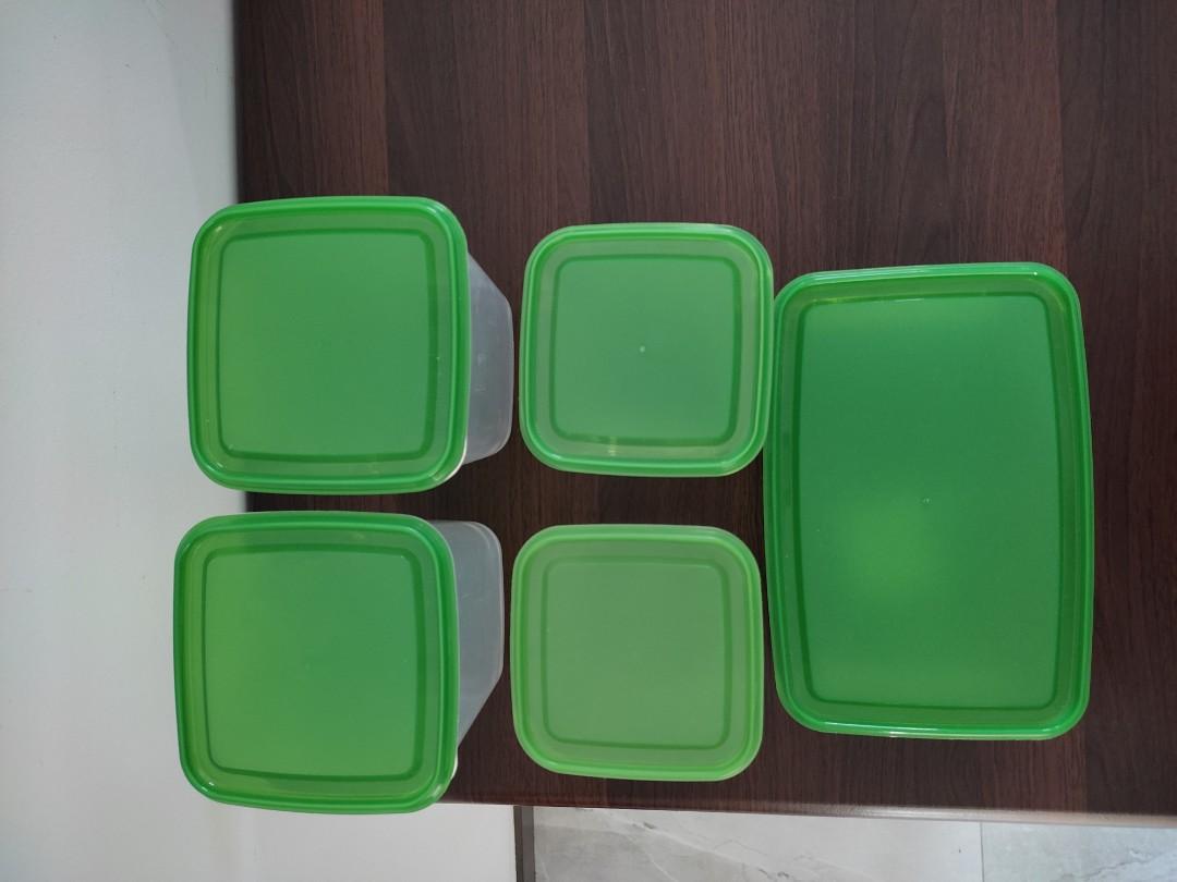 IKEA Tupperware plastic food storage containers lunch box, Furniture ...