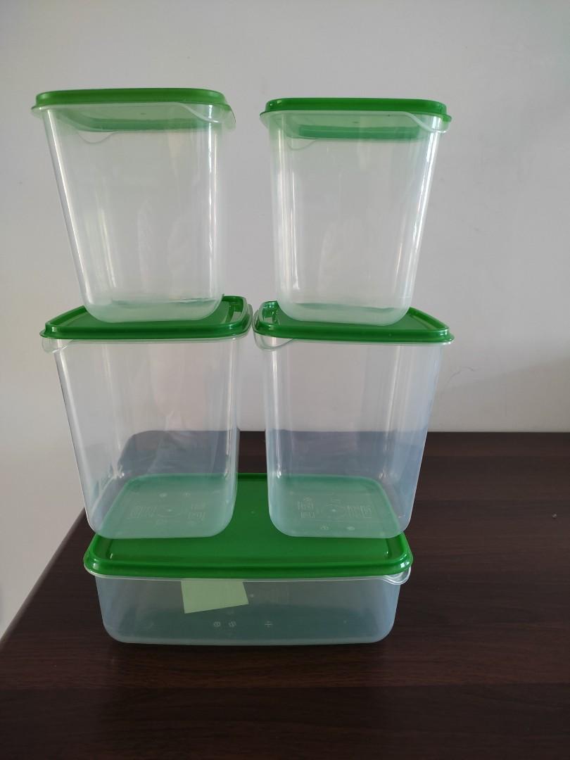 IKEA Tupperware plastic food storage containers lunch box, Furniture ...