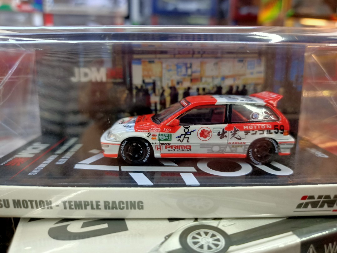 INNO 64 Idemitsu Motion (Temple Racing) Honda Civic EF9 Hatchback, Hobbies & Toys, Toys & Games ...