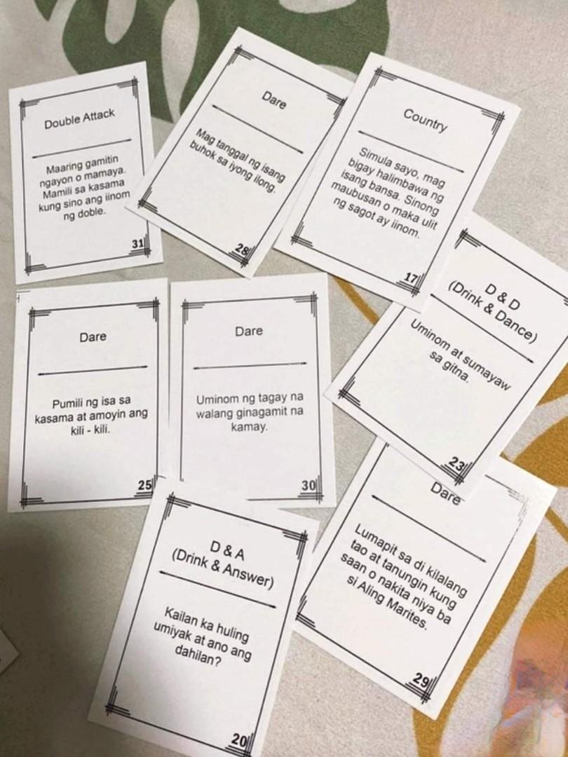 Inuman Game Tagalog, Hobbies & Toys, Toys & Games on Carousell