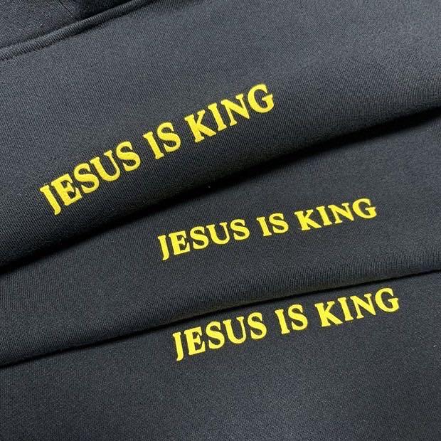 KanYe West Jesus is King AR1331A Hoodie, Men's Fashion, Coats, Jackets ...