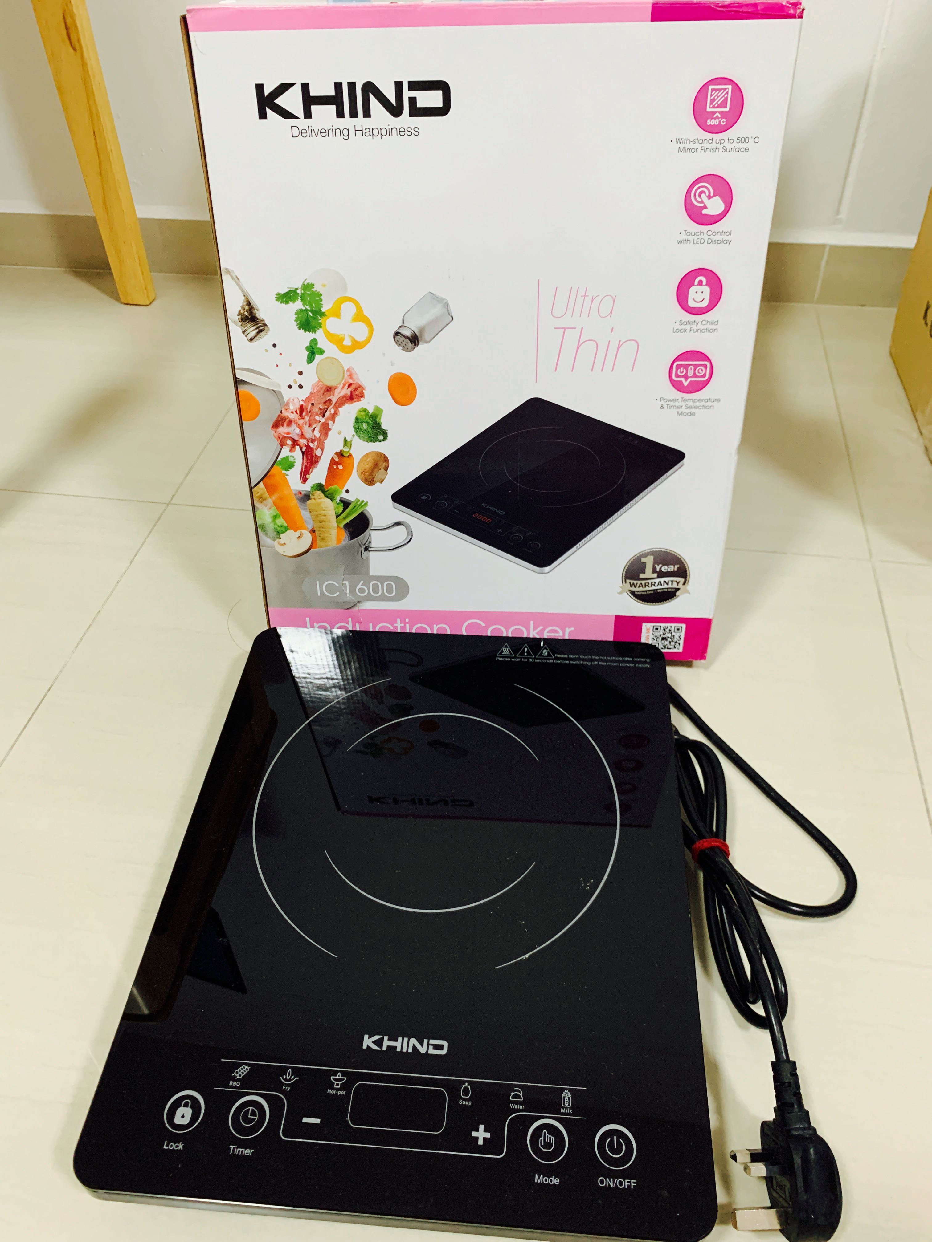 Khind Induction cooker, TV & Home Appliances, Electrical, Adaptors ...