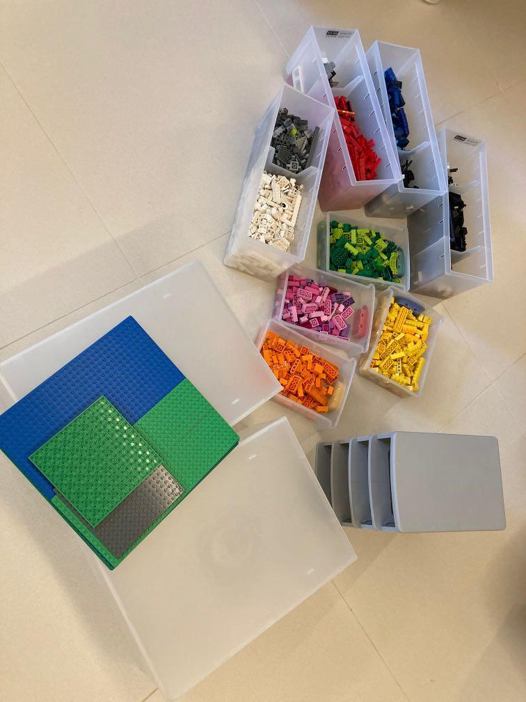 Lego blocks and containers, lots of them!, Hobbies & Toys, Toys & Games ...