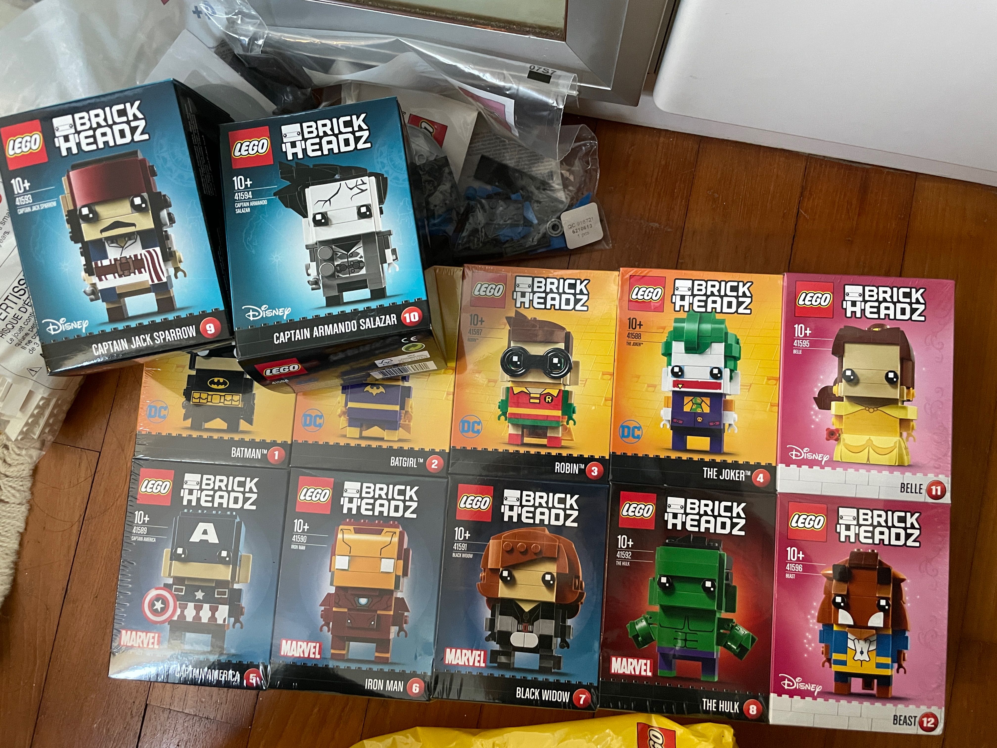 Lego Brickheadz Series 1 with stands sealed, Hobbies & Toys, Toys ...