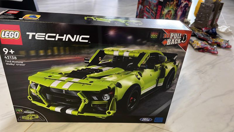 LEGO Technic 42138 Ford Mustang Shelby® GT500® (544 Pieces), Hobbies ...