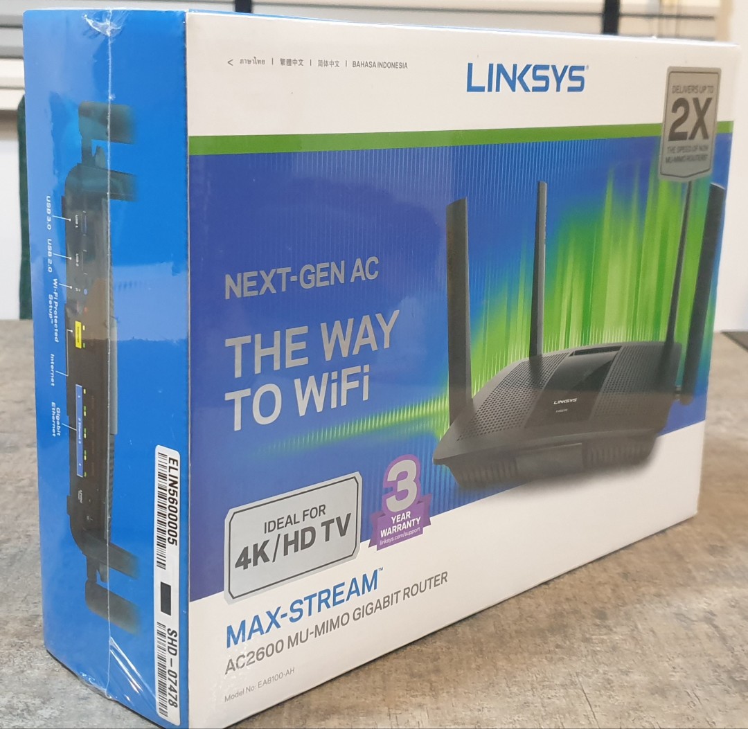 Linksys AC2600 MU-MIMO GIGABIT ROUTER, Computers & Tech, Parts ...