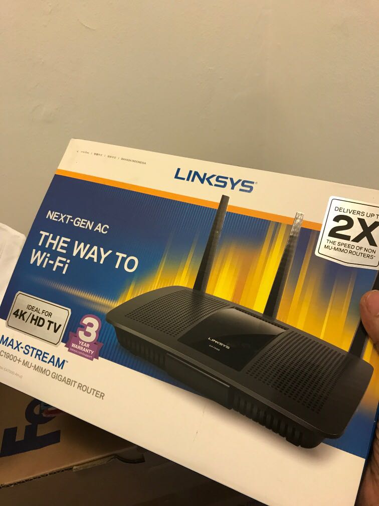 Linksys Router, Computers & Tech, Office & Business Technology on Carousell