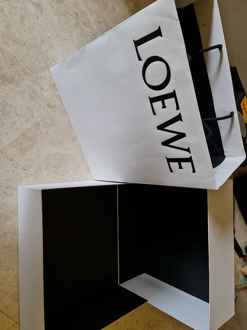 Loewe Box and paper bag, Luxury, Accessories on Carousell