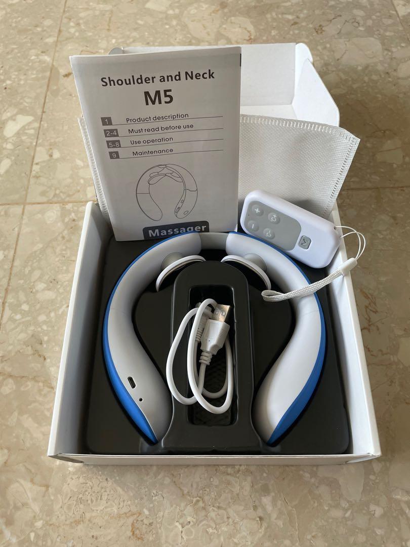 M5 Smart Neck Massager, Health & Nutrition, Massage Devices on Carousell