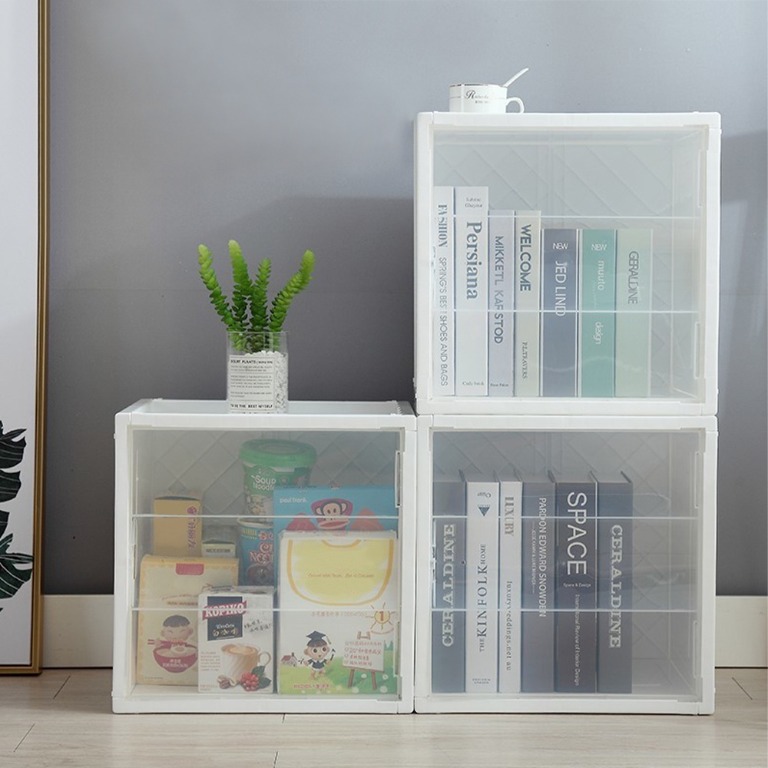 MAKSIM Stackable Storage Box - Stackable Cabinet / Bookshelf / Home ...