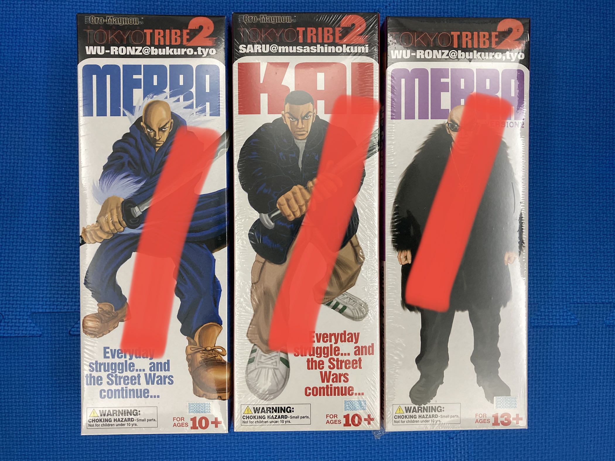 Medicom Toys 1/6 Scale Action Figures Tokyo Tribe 2: Merra, Kai & Merra ...