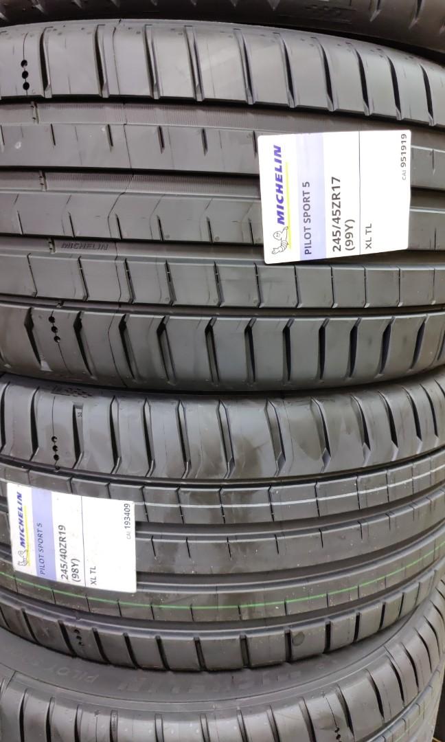 Michelin PilotSport-5 (PS5) Tyres, Car Accessories, Tyres & Rims on ...