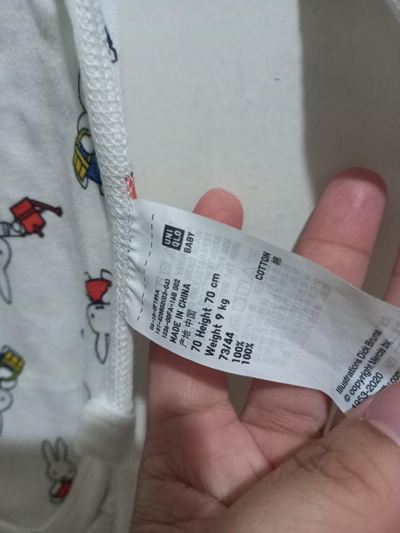 Miffy onesie by Uniqlo, Babies & Kids, Babies & Kids Fashion on Carousell