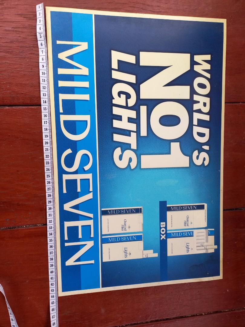 Mild seven sign plastik, Hobbies & Toys, Collectibles & Memorabilia ...