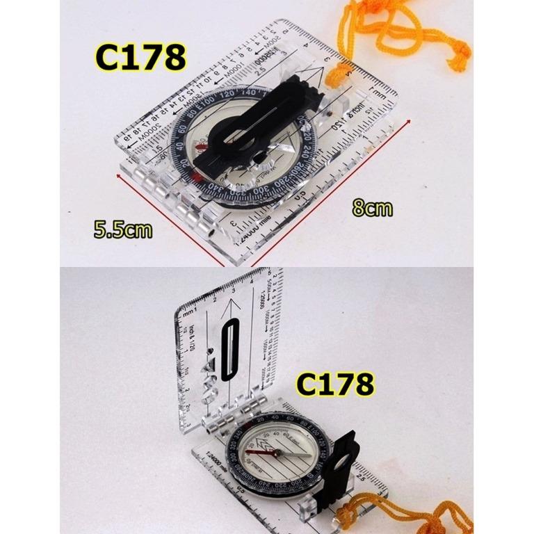 MILITARY GRADE LENSATIC COMPASS AND COMPASS FOR SCHOOL/TREKKING/LESSONS ...