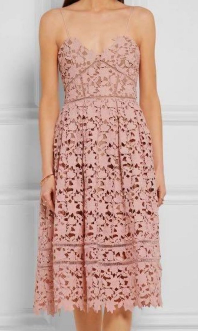Mr Self Portrait Azalea Dress in Blush, Women's Fashion, Dresses & Sets ...