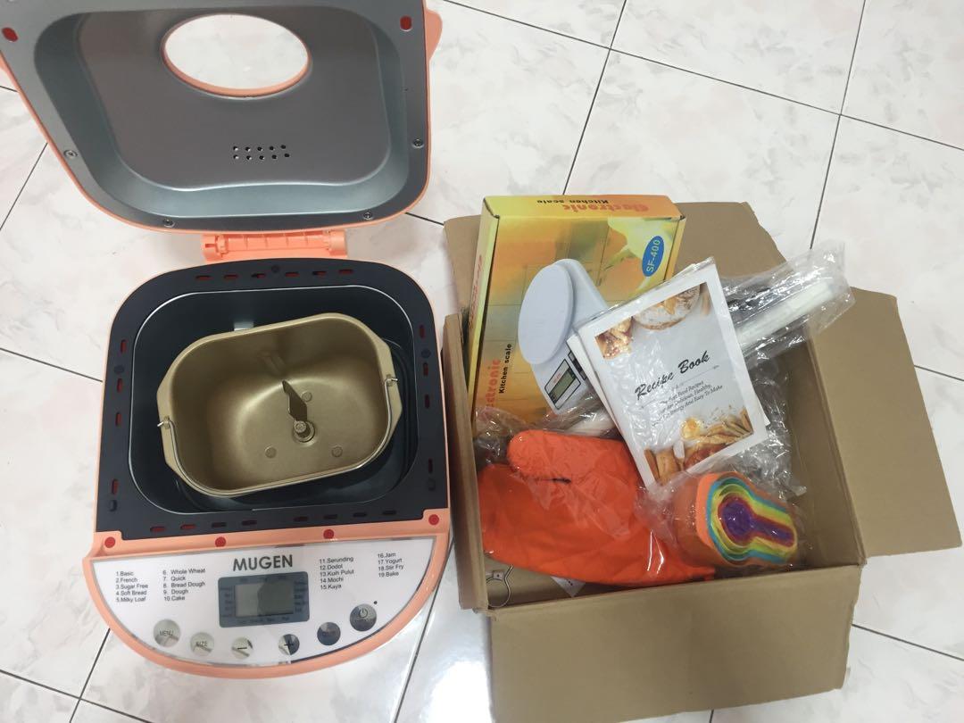 Mugen Bread Maker, Furniture & Home Living, Kitchenware & Tableware ...