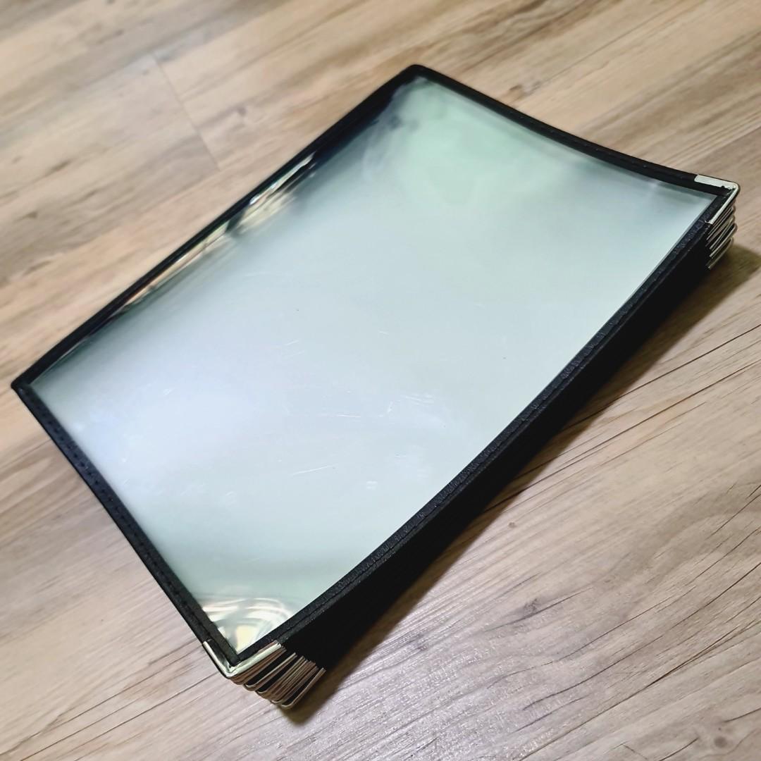 [Thick] A4 Menu-14 & 16 panels A4 Clear Menu Covers**Fast Delivery ...