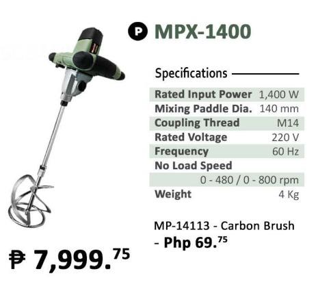 MULTI-PURPOSE POWER MIXER (MPX-1400), Commercial & Industrial ...