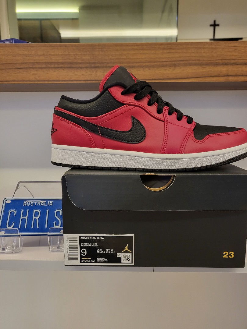 Nike Air Jordan 1 Low AJ1 (Reversed Bred), Men's Fashion, Footwear ...