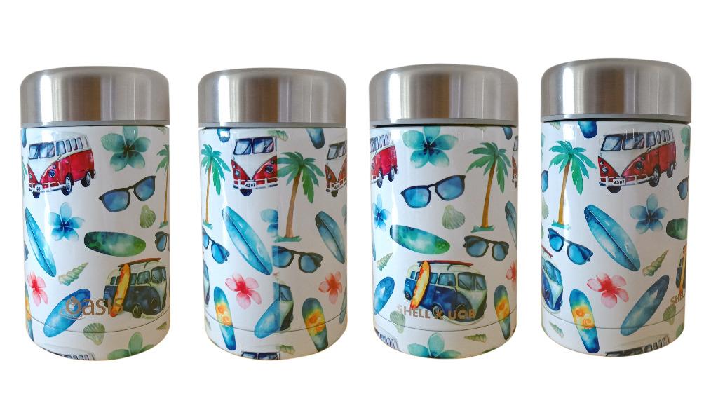 Oasis summer vibe insulated food flask 450ml (SHELL X UOB), Furniture ...