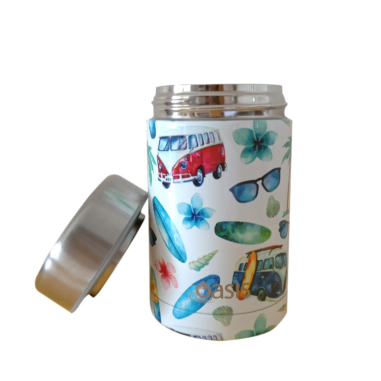Oasis summer vibe insulated food flask 450ml (SHELL X UOB), Furniture ...
