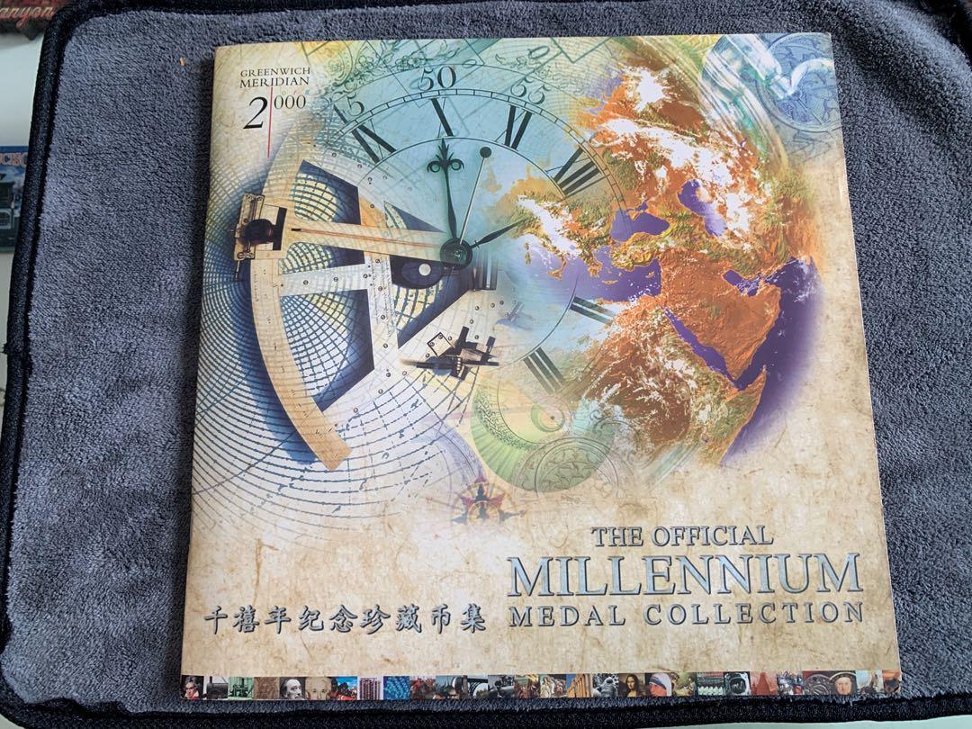 Old vintage The official millennium medal coin collection 2000, Hobbies ...