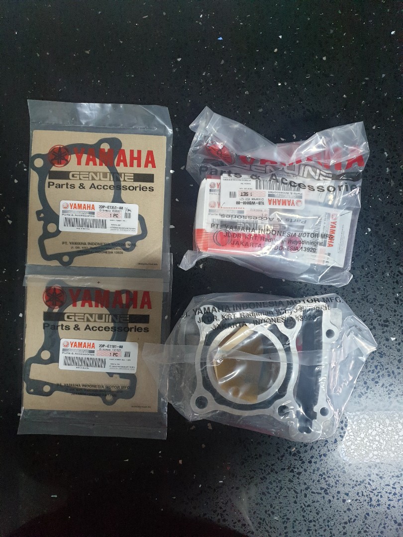 Ori Yamaha aerox v1 v2 and Nmax v2 block and piston Set, Motorcycles ...
