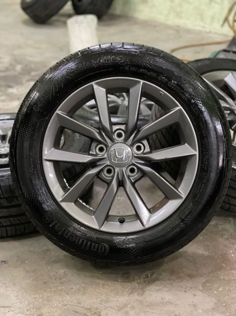 Original 16 inch sports rim Honda Civic fc tyre 99%, Auto Accessories ...