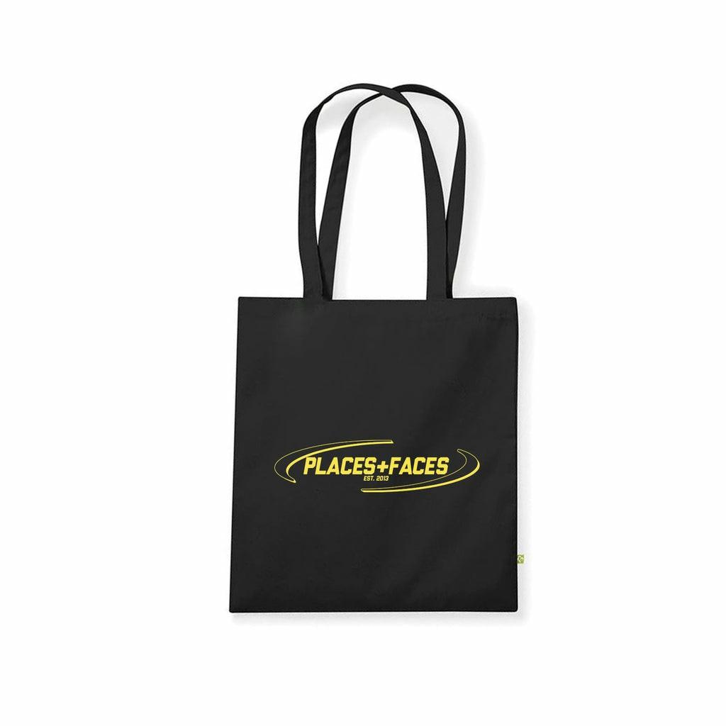 [Ready-Stock] Places + Faces Tote Bag Black, Men's Fashion, Bags, Sling ...