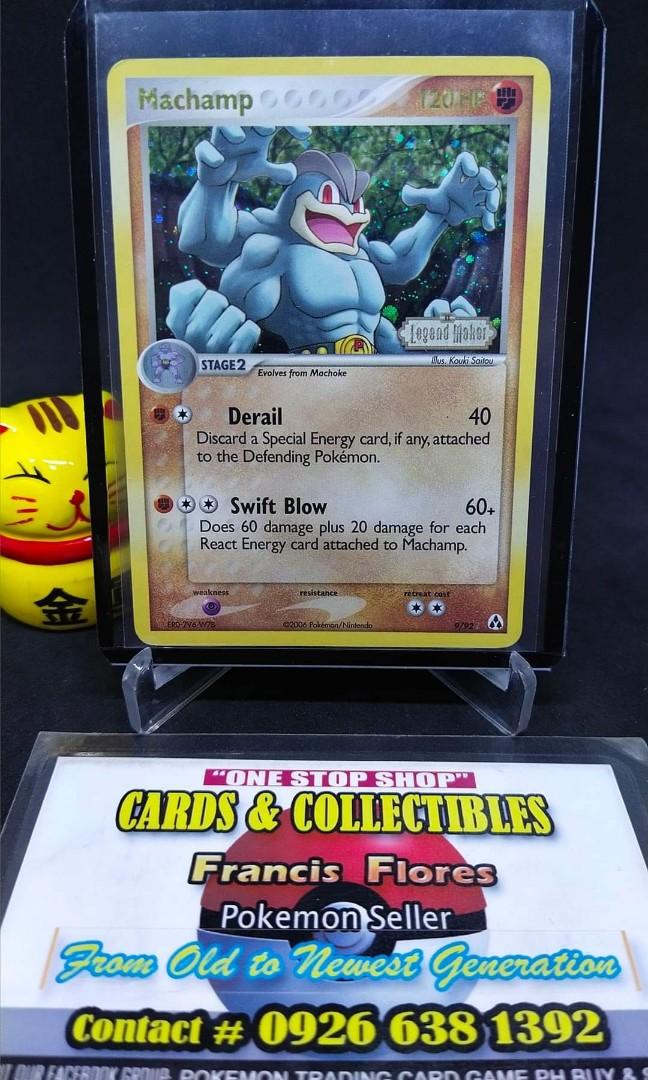 Pokemon Card - MACHAMP #9 - REVERSE FOIL (EX LEGEND MAKER) YEAR 2006 ...