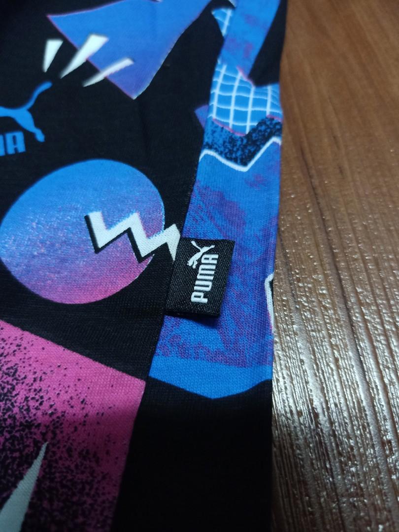Puma 90s Re-issue Full Print Logo, Men's Fashion, Activewear on Carousell