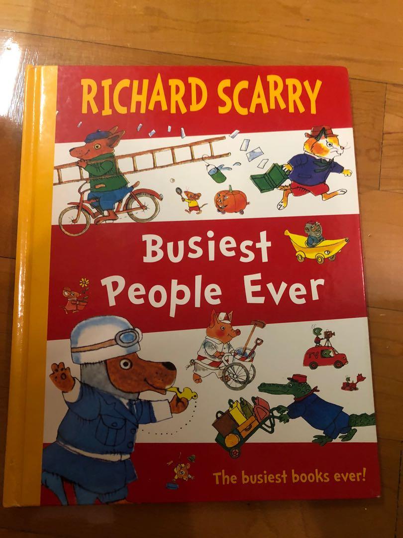Richard Scarry Busiest People Ever, 興趣及遊戲, 書本 & 文具, 兒童書籍 - Carousell