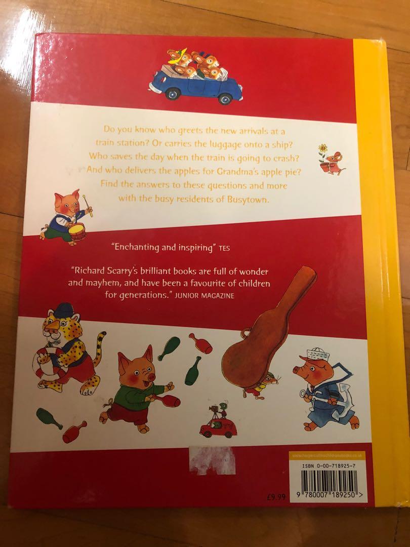 Richard Scarry Busiest People Ever, 興趣及遊戲, 書本 & 文具, 兒童書籍 - Carousell