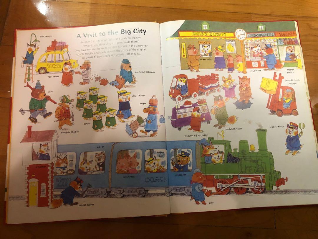 Richard Scarry Busiest People Ever, 興趣及遊戲, 書本 & 文具, 兒童書籍 - Carousell