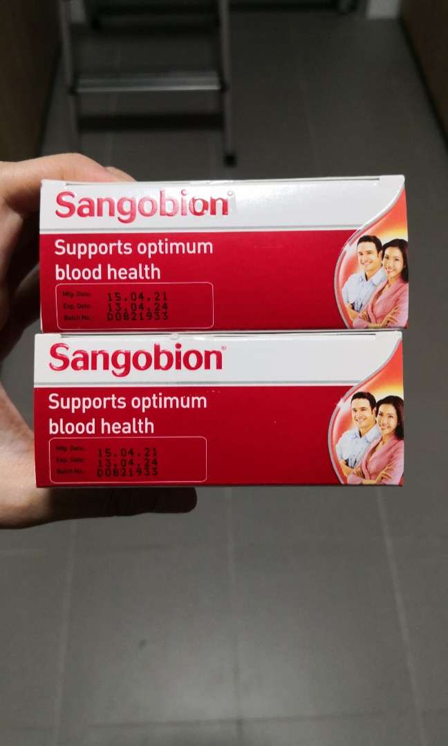 Sangobion Iron Capsules, Health & Nutrition, Health Supplements ...
