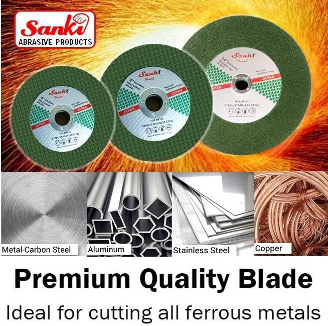 SANKI STAINLESS STEEL CUTTING DISC- 4" TO 14", Furniture & Home Living ...