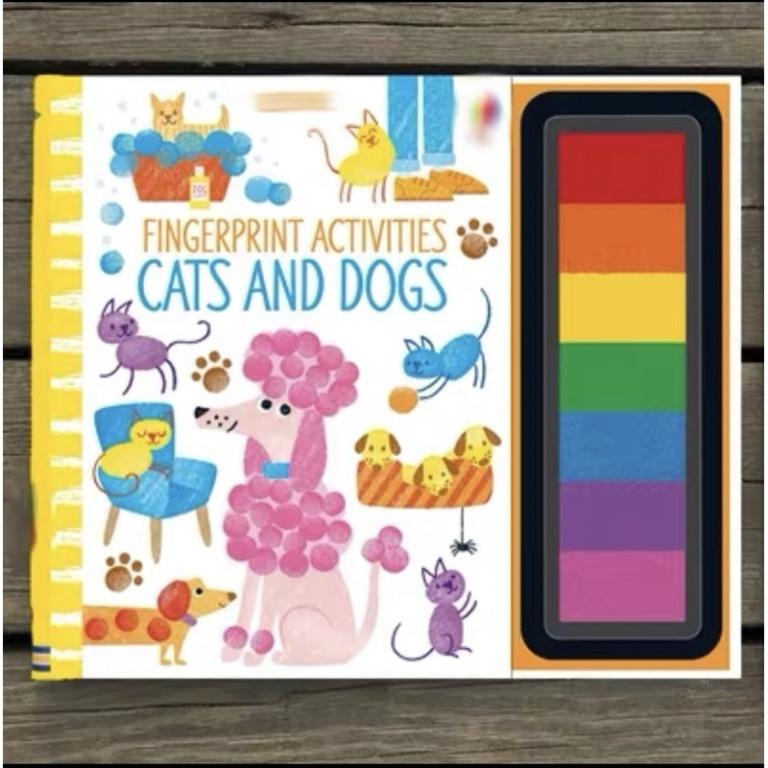 [SG seller] Kids Fingerprint Book Activity Toddler Fingerpainting ...