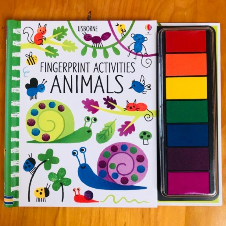 [SG seller] Kids Fingerprint Book Activity Toddler Fingerpainting ...