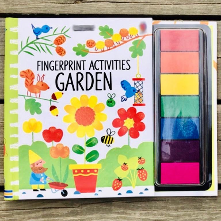 [SG seller] Kids Fingerprint Book Activity Toddler Fingerpainting ...