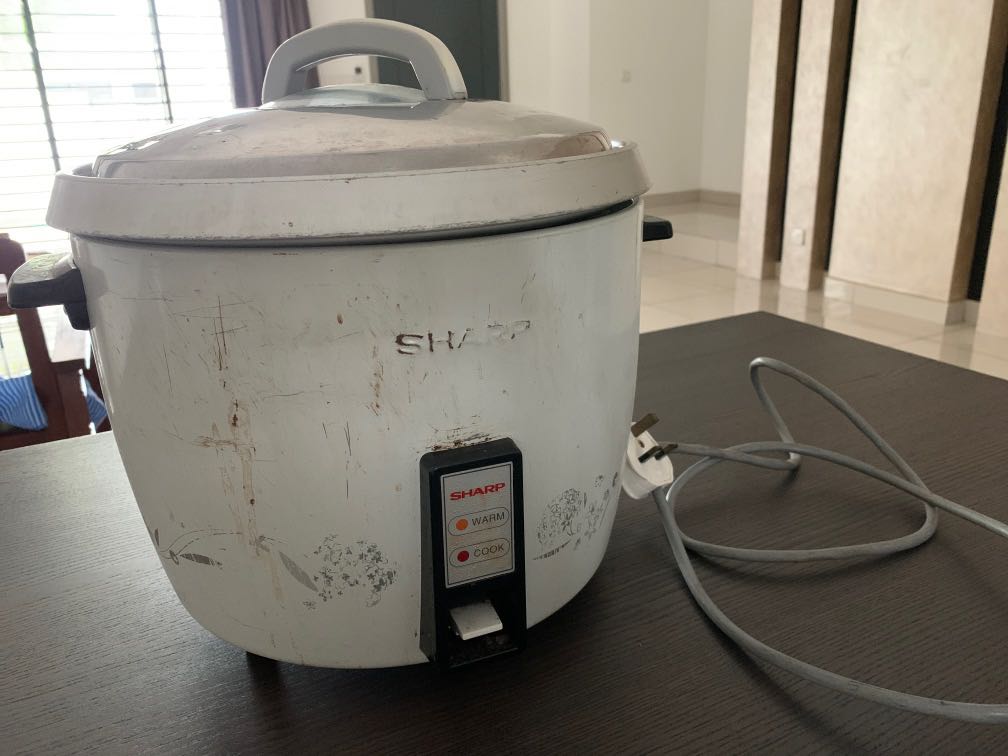 Sharp Rice Cooker 3.6l, 20 cups, TV & Home Appliances, Kitchen ...