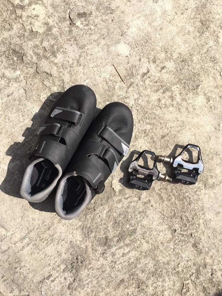Shimano RP3 with Promend Cleats Pedals w/ attachment, Sports Equipment ...