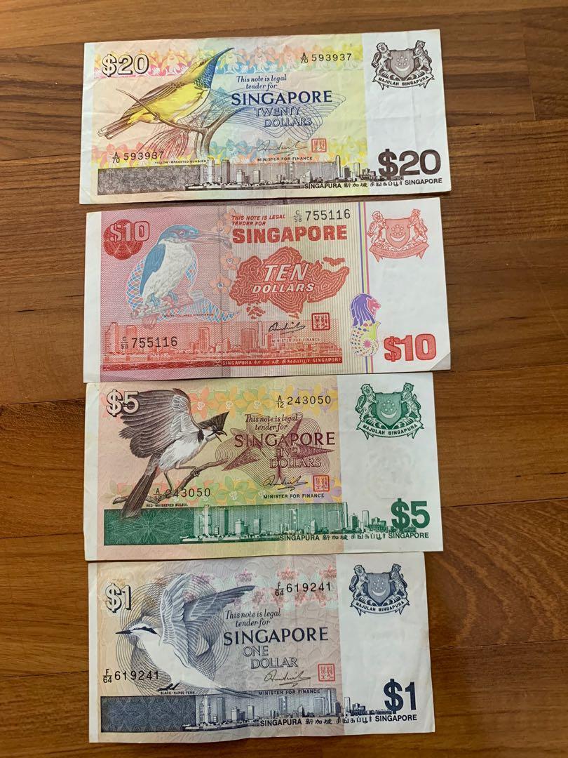 Singapore Banknote Bird Series, Hobbies & Toys, Memorabilia ...