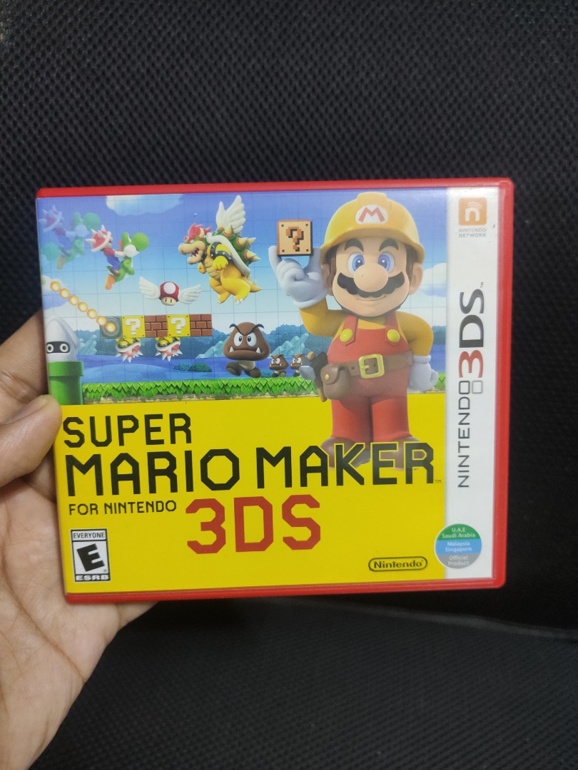 Super mario maker 3ds game, Video Gaming, Video Games, Nintendo on ...