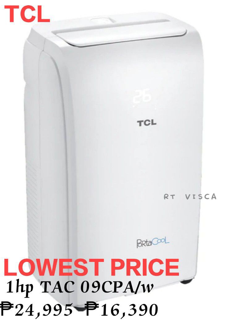 TCL Portable Airconditioner Brand New 1hp & 1.5hp sealed unit, TV ...