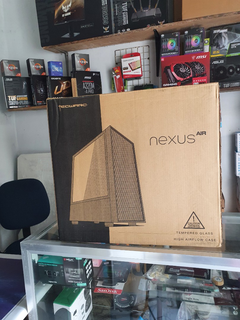 Tecware Nexus Air Mesh ATX White, Computers & Tech, Parts & Accessories ...