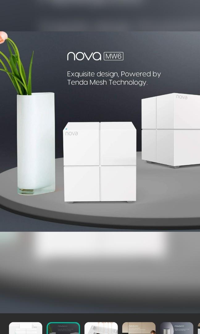 Tenda NOVA , MW 6 mesh router(pair, dual set, Mobile Phones & Gadgets ...